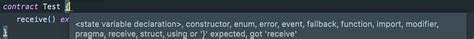 error parsing of function receive fallback with modifiers · issue 222 · intellij solidity
