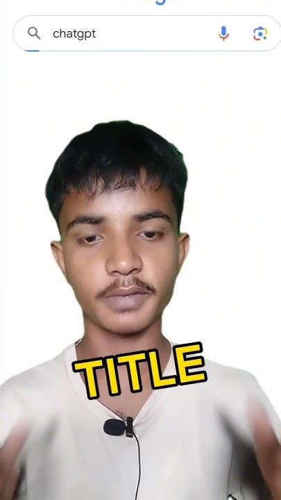 How To Viral Script On Youtube Shorts Video Script Chatgpt Youtube