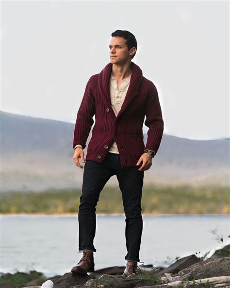 33 Crisp And Classy Shawl Collar Cardigan Outfits For Men