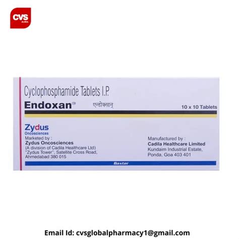 Endoxan Tablet Cyclophosphamide Strength 50 Mg At ₹ 426pack In Nagpur