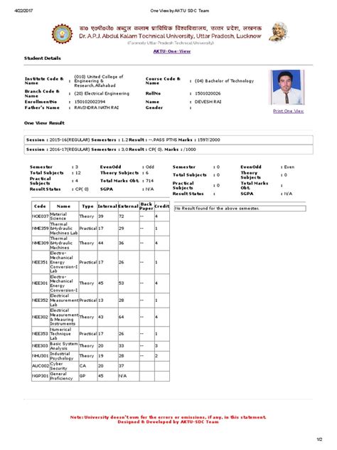 One View By Aktu Sdc Team Pdf Engineering Science