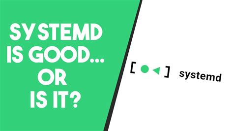 Should You Use SystemD YouTube