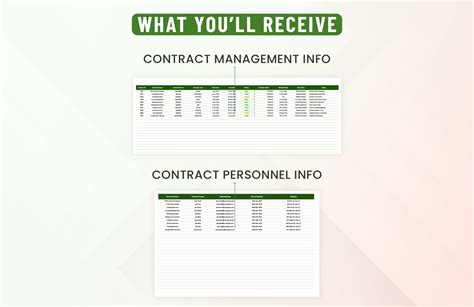 Administration Contract Management Database Template In Excel Google Sheets To Download