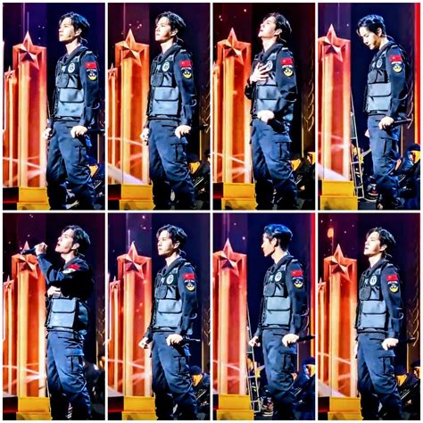 Wang Yibo 20210110致敬警察节，致敬人民警察 冰雨火緝毒警官陳宇致敬人民警察正能量艺人王一博