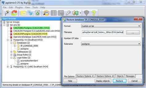 Upgrading The Postgres Server