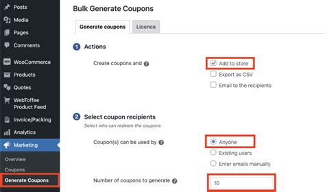How To Bulk Generate Coupon Codes In Woocommerce Webtoffee