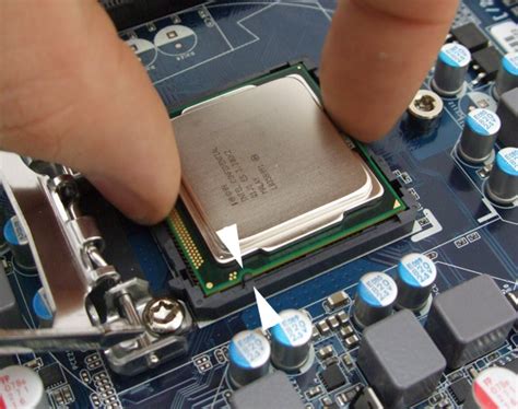 Intel Lga1155 Pcstats Review Inserting The Socket Lga1155 Cpu The