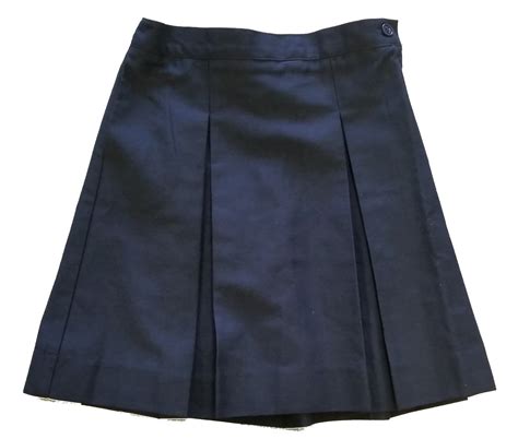 Box Pleat Skirt Solid Color Skirts Girls