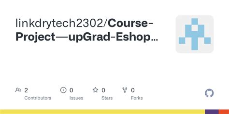 Github Linkdrytech2302course Project Upgrad Eshop Application
