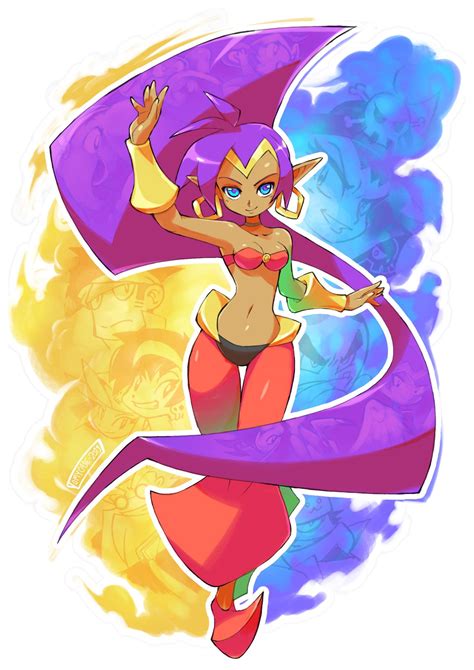 Shantae Rottytops Risky Boots Sky Bolo And More Shantae Drawn By Tomycase Danbooru