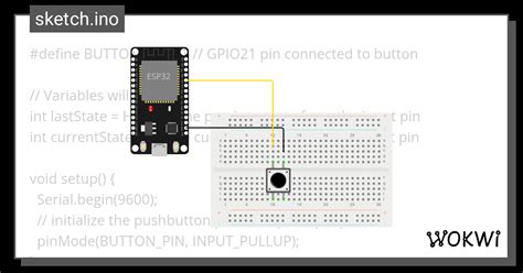 Push Button Copy Wokwi Esp32 Stm32 Arduino Simulator