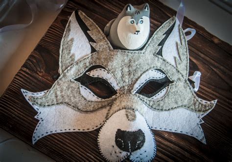 Новогодняя маска из фетра Авторская выкройка и ход работы Живые вещи Дзен