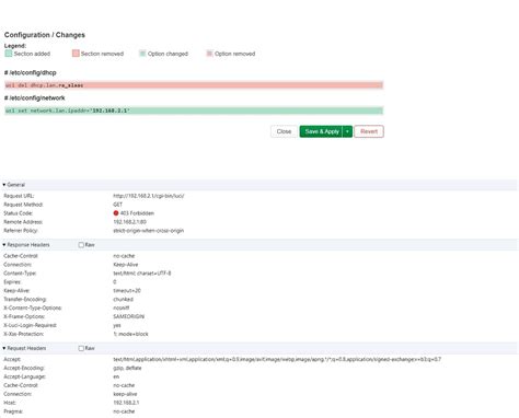 [solved] When I Modifying The Lan Subnet Ud Return 403 Installing And Using Openwrt