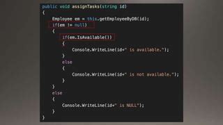 Null Object Pattern PPT