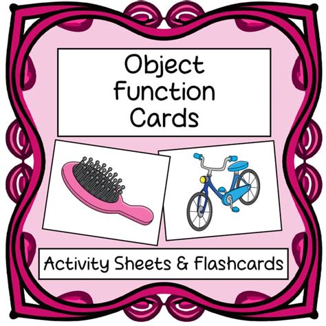 Object Function Cards By Sweetheart Speech Tpt