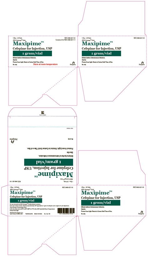 Maxipime Package Insert Prescribing Information Maxipime Package Insert Prescribing Information