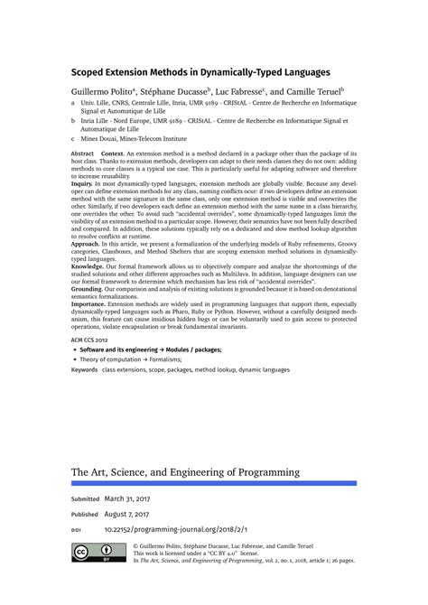 pdf scoped extension methods in dynamically typed languages