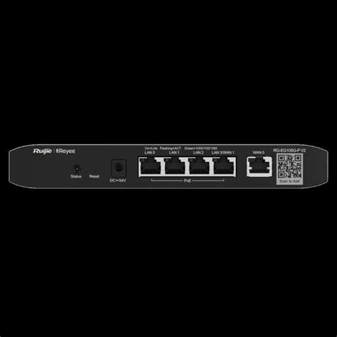 Ruijie Rg Eg105g P V2 Reyee Cloud Managed Poe Router Bd