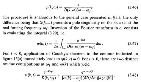 Complex Numbers Application Of Residue Theorem To Inverse Fourier