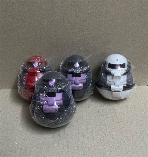 全新 渣古扭蛋 1套3種 渣古 高達 肥渣古 高達扭蛋 Bandai Sd Gundam Zaku Exceed Model 自護軍 自護公國 黑色三連星 強尼專用渣古 白狼 綠渣 紅渣 沙渣