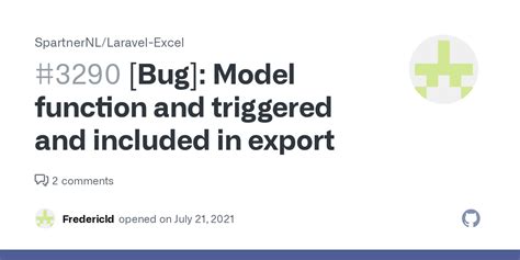 Bug Model Function And Triggered And Included In Export · Issue 3290 · Spartnernllaravel