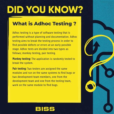 What Is Adhoc Testing BISS