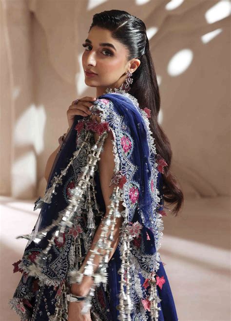 Lilianne By Republic Womenswear Embroidered Net Suits Unstitched 3