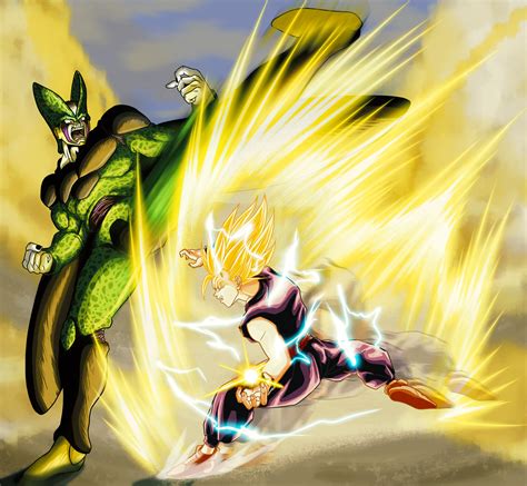 Dragon Ball Z Gohan Ssj2 Vs Cell
