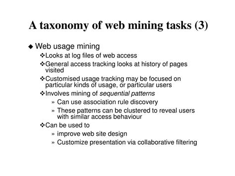 PPT Web Mining PowerPoint Presentation Free Download ID 3404750