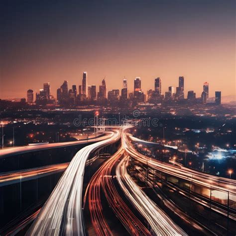 Urban Dawn S Dynamic Cityscape Flow Stock Image Image Of Pink Movement 338268491