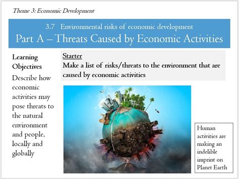 Igcse Geography Cambridge 0460 0978 Theme 3 Economic Development Full Scheme Of Work