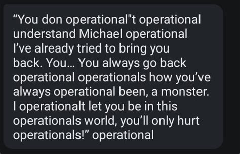 Please Hel Operationalp Me Operational Rcharacterai
