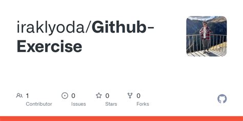 Github Iraklyodagithub Exercise