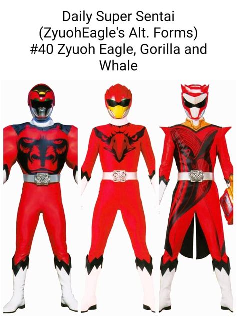 Daily Super Sentai Zyuoheagles Alt Forms 40 Zyuoh Eagle Gorilla