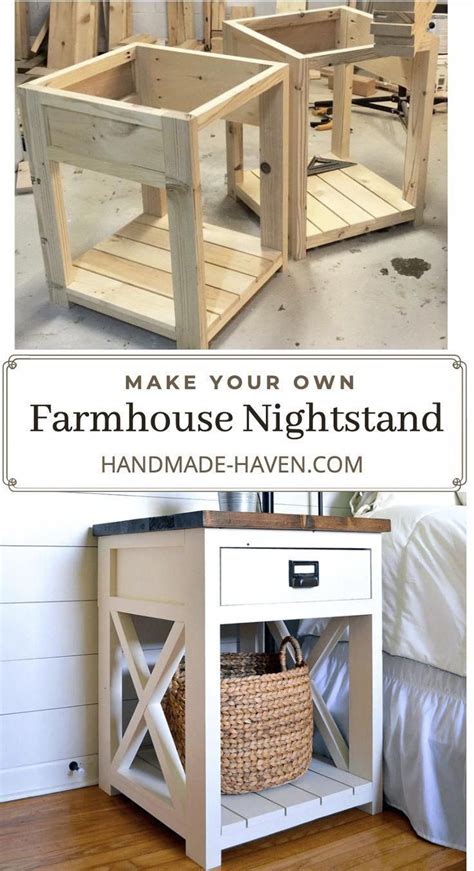 How To Build Diy Nightstand Bedside Tables Artofit