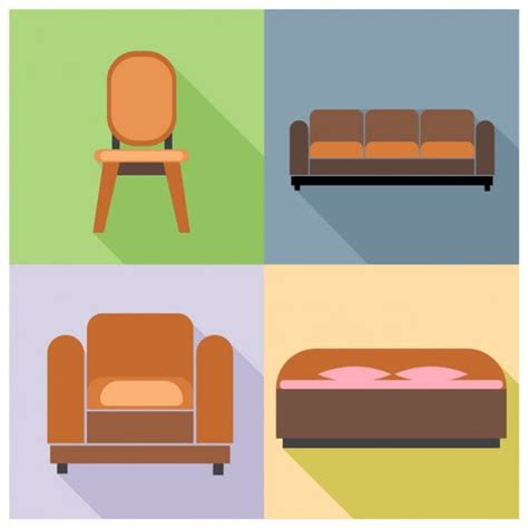 의자 소파 안락 의자 침대 Eps Uidownload