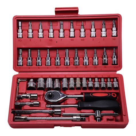 Ei14 46pcs46 In 1 Pcs Tool Kit And Screwdriver And Socket Set Multi