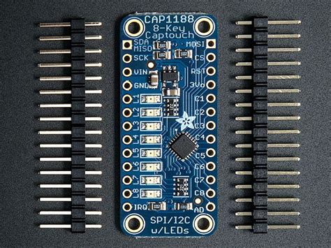 Pinouts Adafruit Cap1188 Breakout Adafruit Learning System