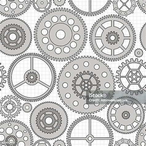 Cogwheel 배경기술 끊김 기어 기계 부분에 대한 스톡 벡터 아트 및 기타 이미지 기어 기계 부분 연속무늬 0명 Istock