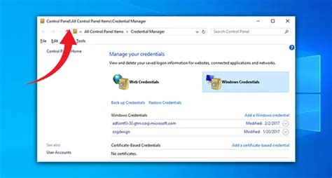 Fix Credential Manager Credentials Were Read 100 Working Wingeek