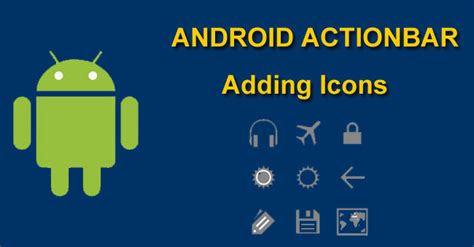 Adding Icons To Action Bar In Android