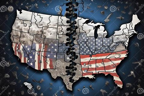 Political Polarization Illustration Generative Ai Stock Illustration Illustration Of Design