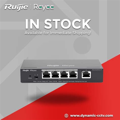D4dynamic Wearedynamic Ruijie Reyee Networksolutions Network Dynamic Cctv