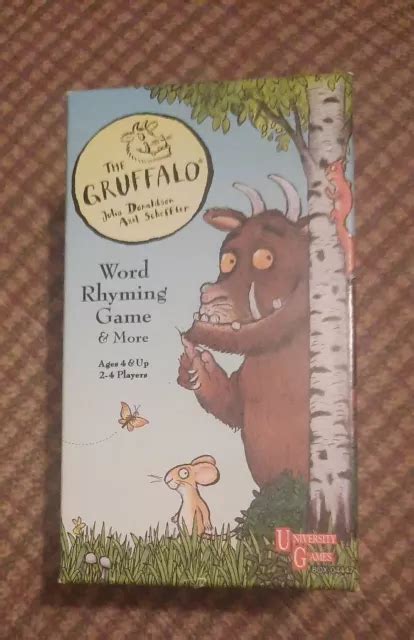 Card Game The Gruffalo Word Rhyming Julia Donaldson £350 Picclick Uk