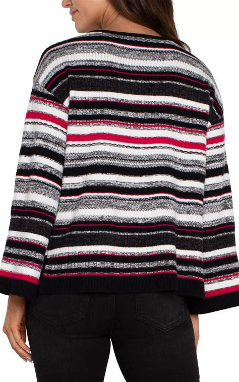 Boat Neck Striped Sweaterliverpool Los Angeles Cheap Liverpool Apparel