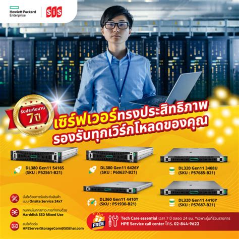 ขอแนะนำ Hpe Proliant Server Gen11 เซิร์ฟเวอร์ทรงพลังมากไปด้วยประสิทธิภาพ รองรับทุกเวิร์กโหลดใน