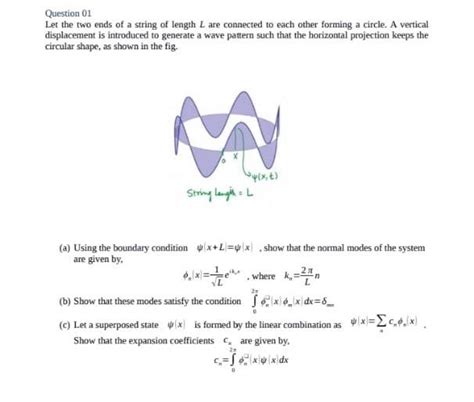 solved question 01 let the two ends of a string of length l