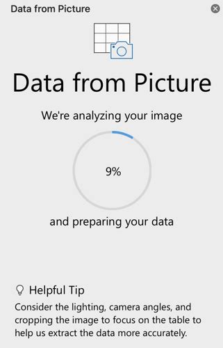 Microsoft Excel의 그림에서 데이터를 삽입하는 방법 Thefastcode