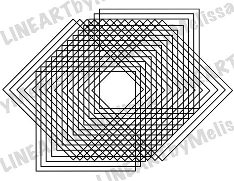 Geometric Square Print DIGITAL DOWNLOAD Etsy