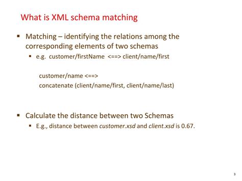 Ppt Matching And Reuse Of Xml Schemas Powerpoint Presentation Free Download Id2849662
